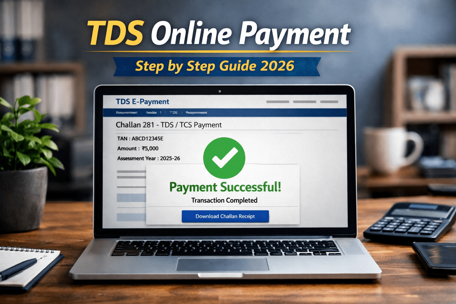 TDS Online Payment: Step-by-Step Guide 2026 (Fast & Secure)